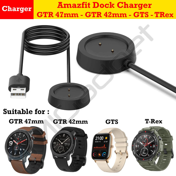 Dock Charger Amazfit GTR 47mm 42mm GTS T-Rex Trex – Charging Dock – Mi ...