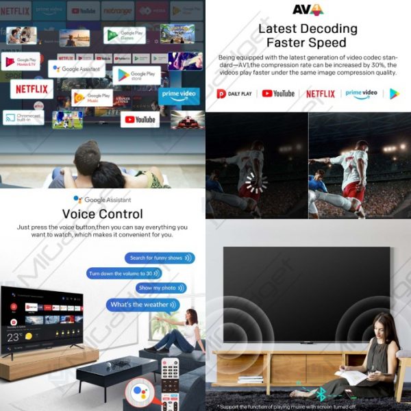 COOCAA LED TV 50 inch 50S6G PRO ANDROID TV 10 SMART TV DIGITAL 4K HDR - Rp 4.699.000 - Mi Gadget ...