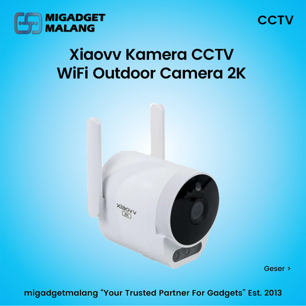 Xiaomi Outdoor Camera CW300 Kamera CCTV 2.5K Night Vision Berwarna IP66 ...