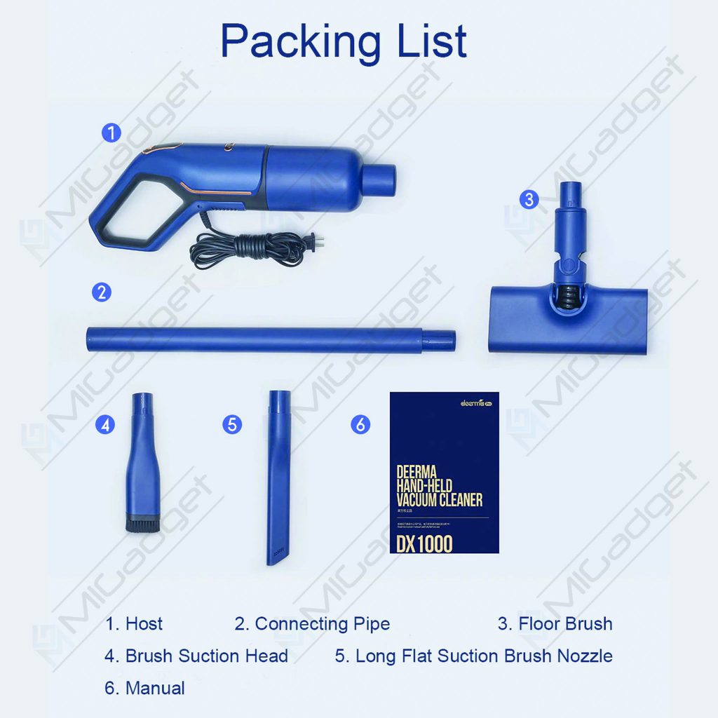 Deerma DX1000 DX 1000 16Kpa Handheld Vacuum Cleaner Penghisap Debu - Mi ...