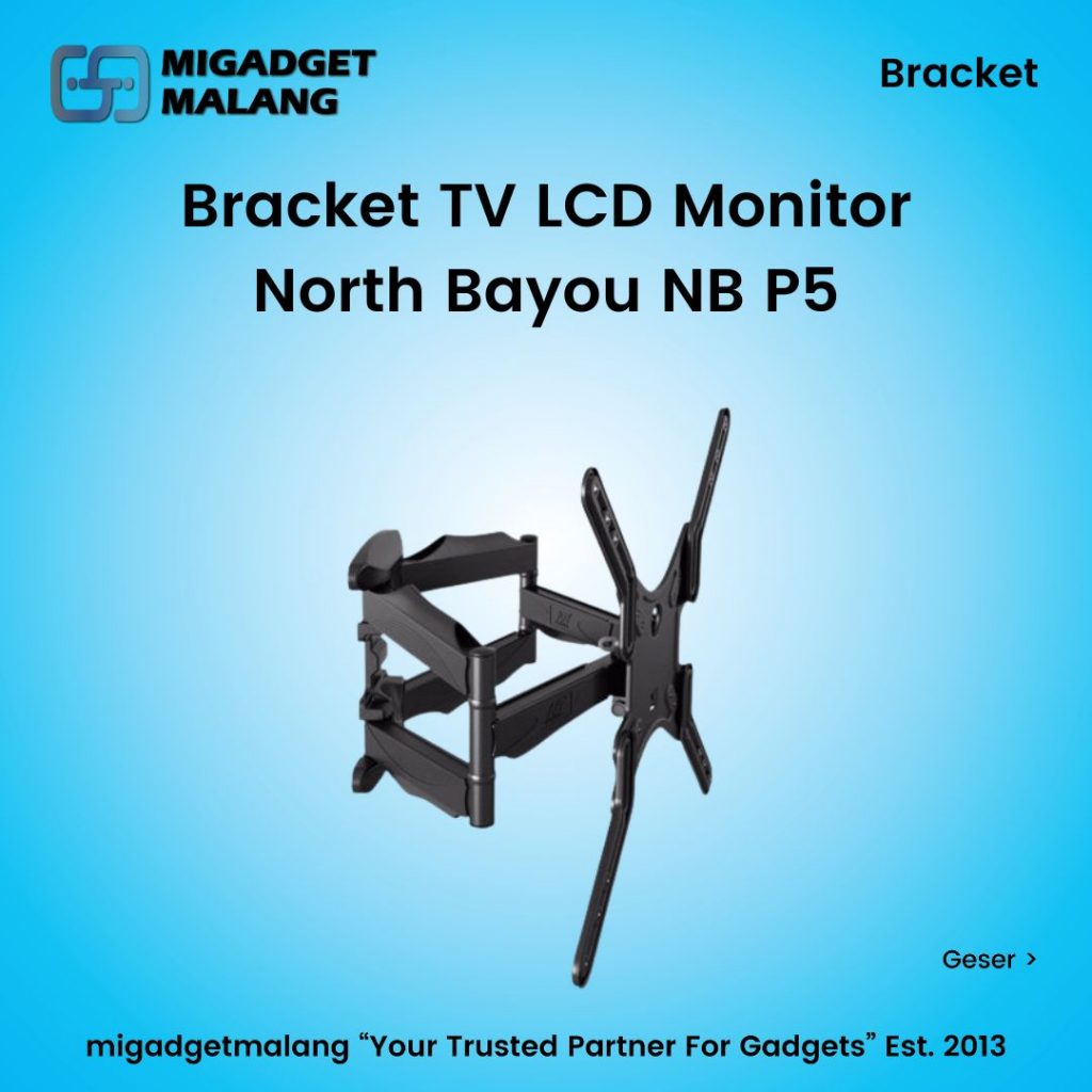Bracket LCD NB F195A North Bayou Dual Monitor Desk Mount - Mi Gadget Malang