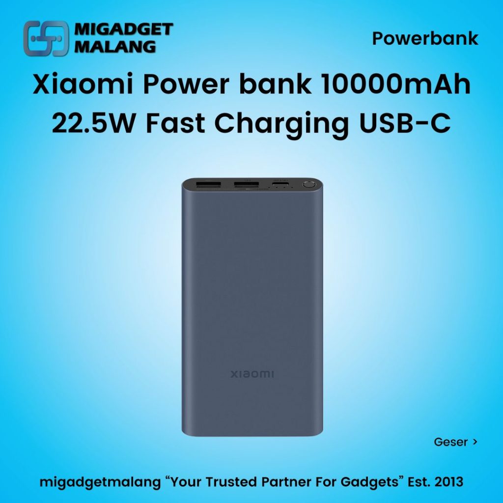 Xiaomi Mi Powerbank 2 10000mAh Slim Fast Charging - Rp 129.000 - Mi ...