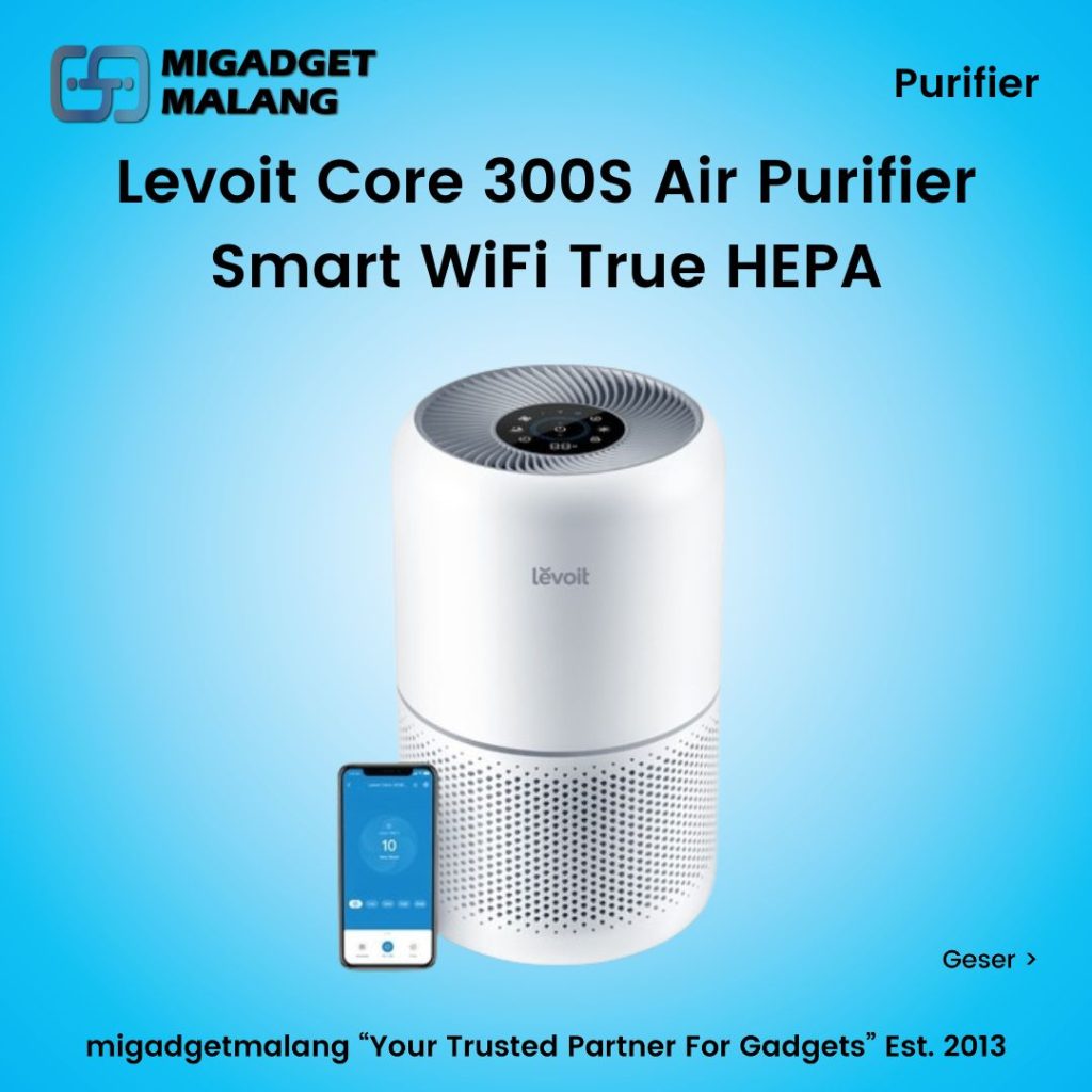 Levoit Core 300S Air Purifier Smart WiFi True HEPA Voice Control - Rp 2 ...