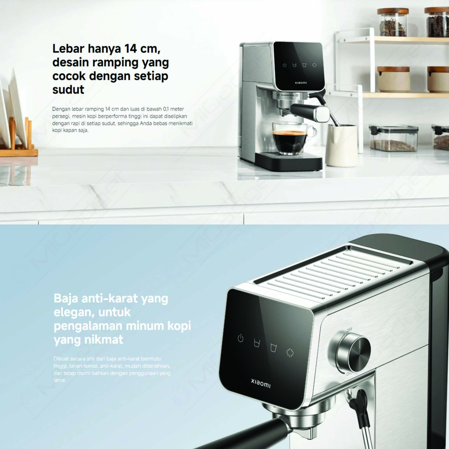 Xiaomi Semi Automatic Espresso Machine Mesin Kopi Espresso Semi ...